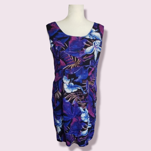 Jams World | Dresses | Vintage Jams World Mini Dress Floral Tropical ...